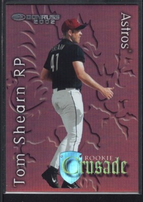 TOM SHEARN 2002 DONRUSS #42 RC ROOKIE CRUSADE ASTROS SP #1168/1500 | eBay
