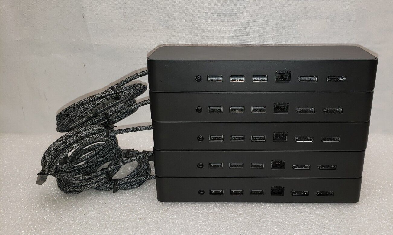 (Lot of 5) HP USB-C HSA-B005DS Universal Dock 925698-001 - No AC ...