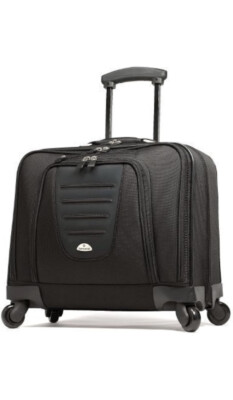 Samsonite Mobile Office Spinner Wheeled Briefcase, telescoping handle ...
