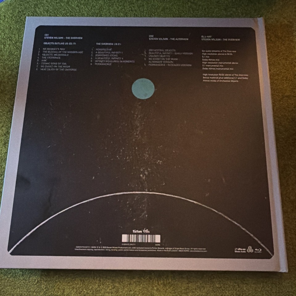 Steven Wilson The Overview Ltd Edition 3-Disc Earbook - Mint condition ...