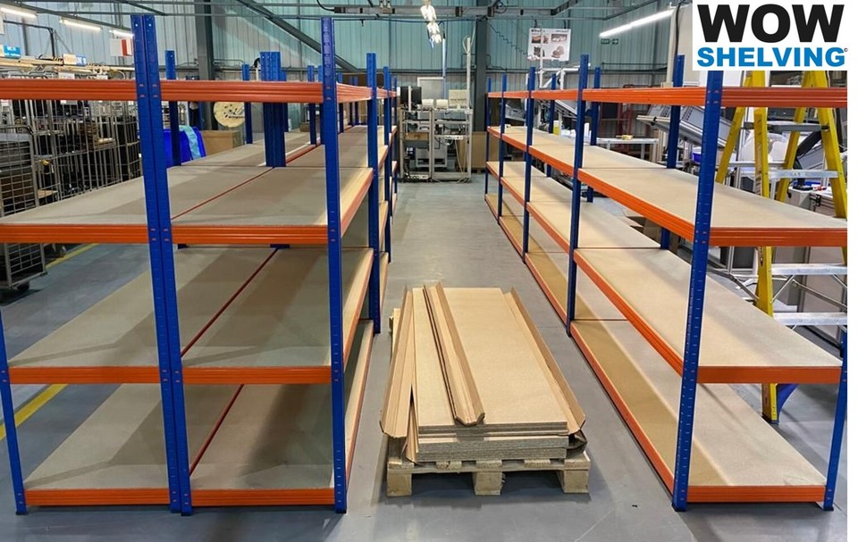 WOW300kg Warehouse Racking Shelving Extra Heavy Duty Storage Garage ...