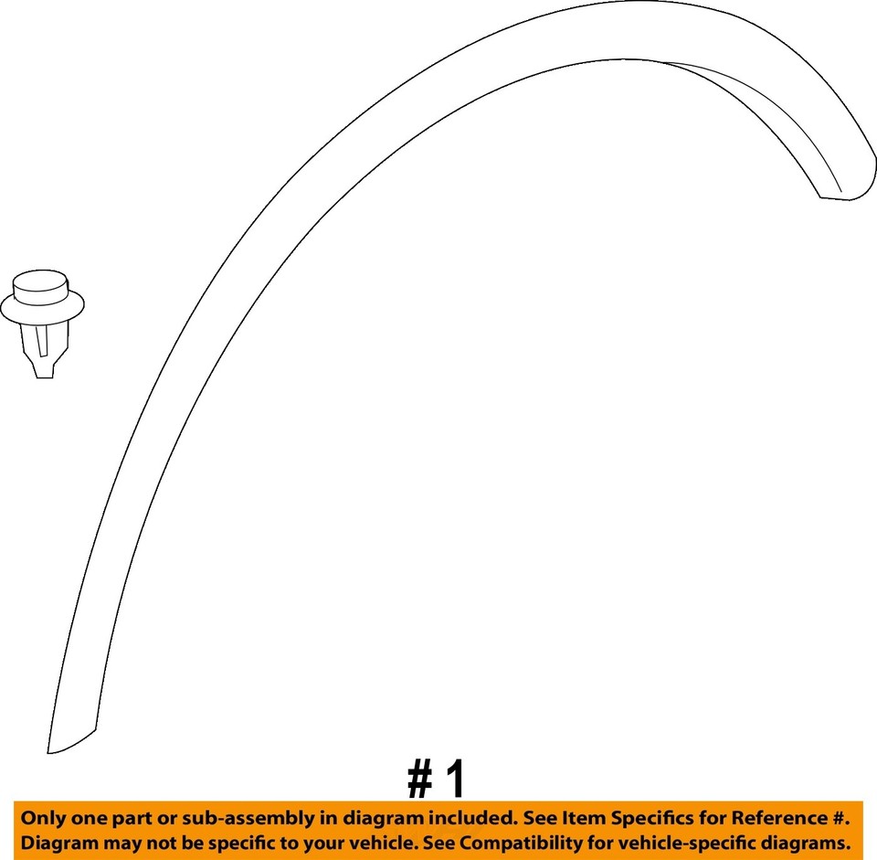 GM OEM 08-17 Enclave Quarter Panel Exterior Trim-Wheel Opng Mldg ...