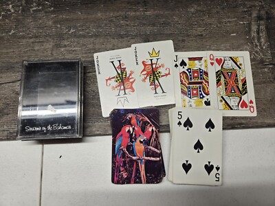 Vintage Playing Cards Artistic Art Vintage JOKER USA K Jester Parrot ...