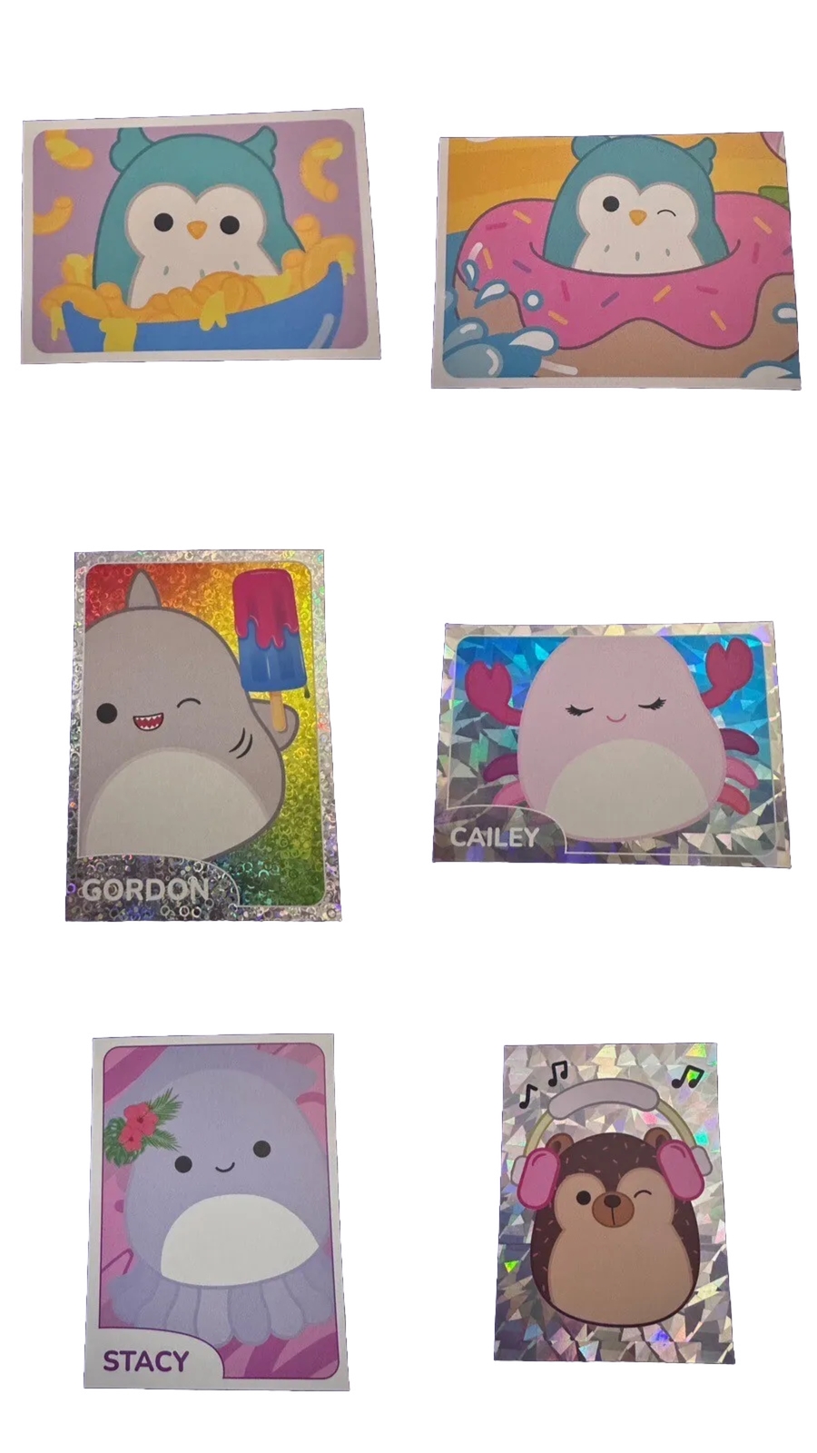 Squishmallow Panini Stickers - Individual Sticker. *read description ...