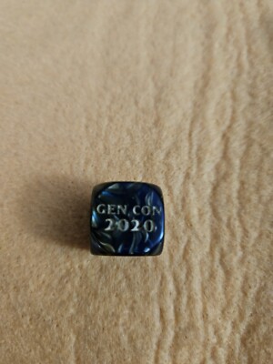 GenCon Indy 2020 Dice Die 1d6 RARE Crystal Caste | eBay