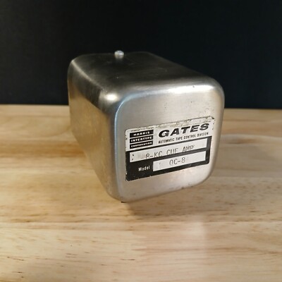 Vintage Gates Cart Machine OC-8 8-KC CUF AMP Module Plug in Tape | eBay