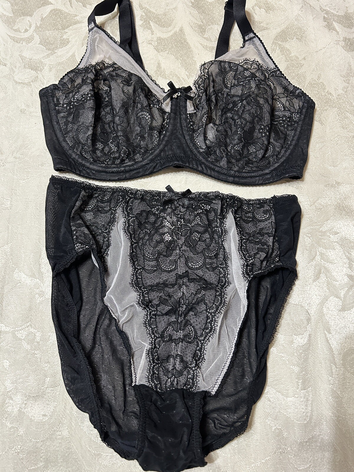 Vtg WACOAL 855186/841186 Retro Chic 34DD/M Lace Bra &… - Gem
