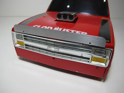 Custom Aluminum Front Hood Bug deflector shield for Tamiya RC 1/10 ...