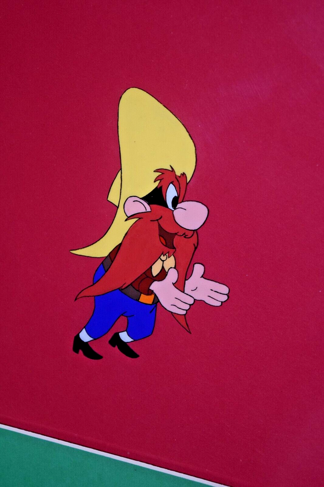 Vintage Animation Yosemite Sam Animation Production Cel | eBay