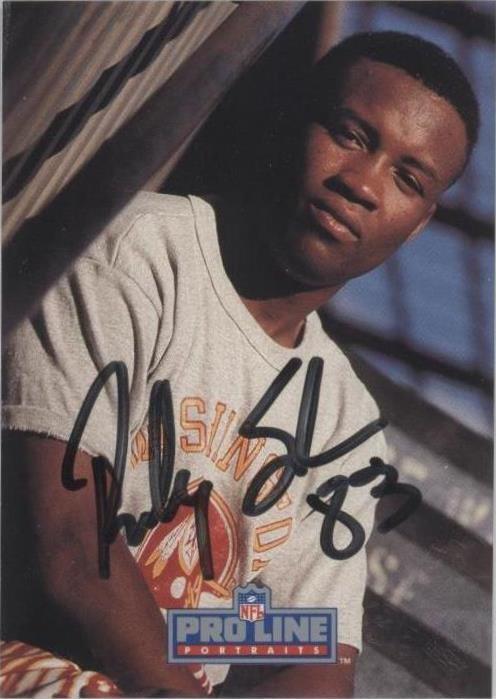1991 Pro Line Portraits - Autographs Ricky Sanders (AU) for sale online ...