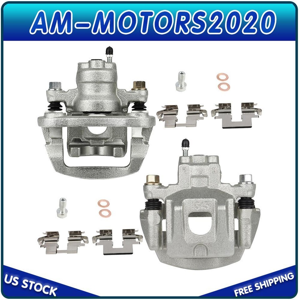 Rear Pair Brake Calipers Left Rigtht For Lexus RX330 2004-06 w/Bracket ...