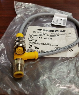Turck RK 4.5T-0.3-WS-4.5T Cable Set | eBay