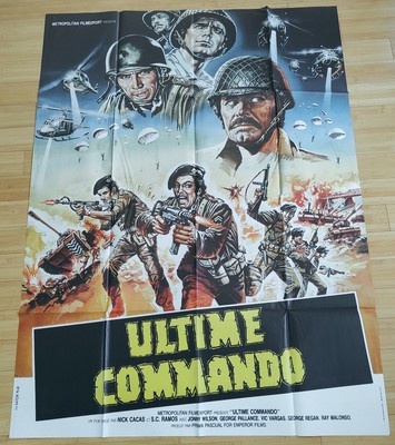 Affiche Cinema 120x160 Ultime Commando Nick Cacas S.C. Ramos | eBay