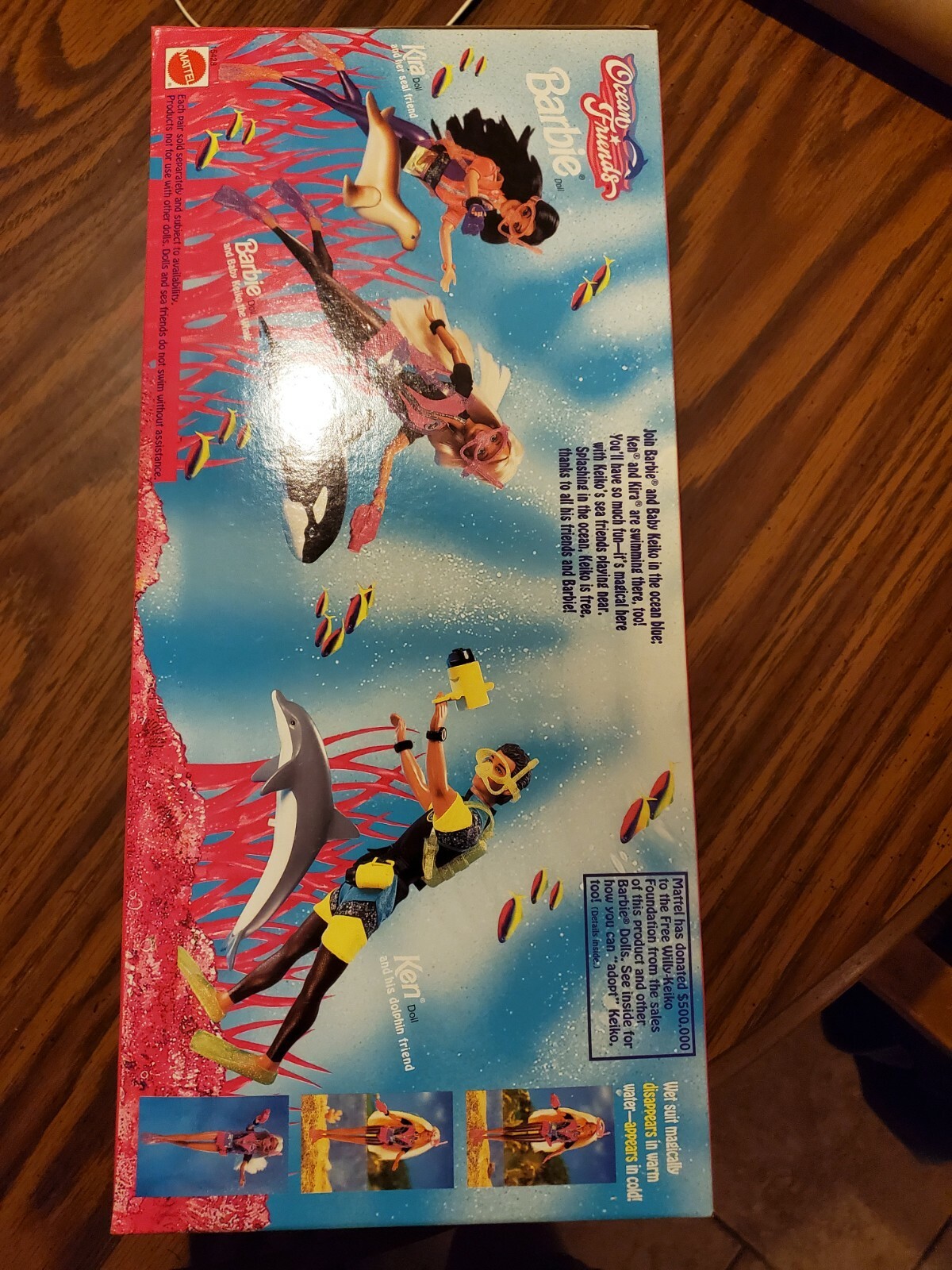 Ocean Friends Barbie and Baby Keiko The Whale Set 1996 Mattel #15428 ...