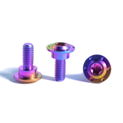 M6x17mm Titanium alloy butterfly head Screw stepped motorcycle shell ...