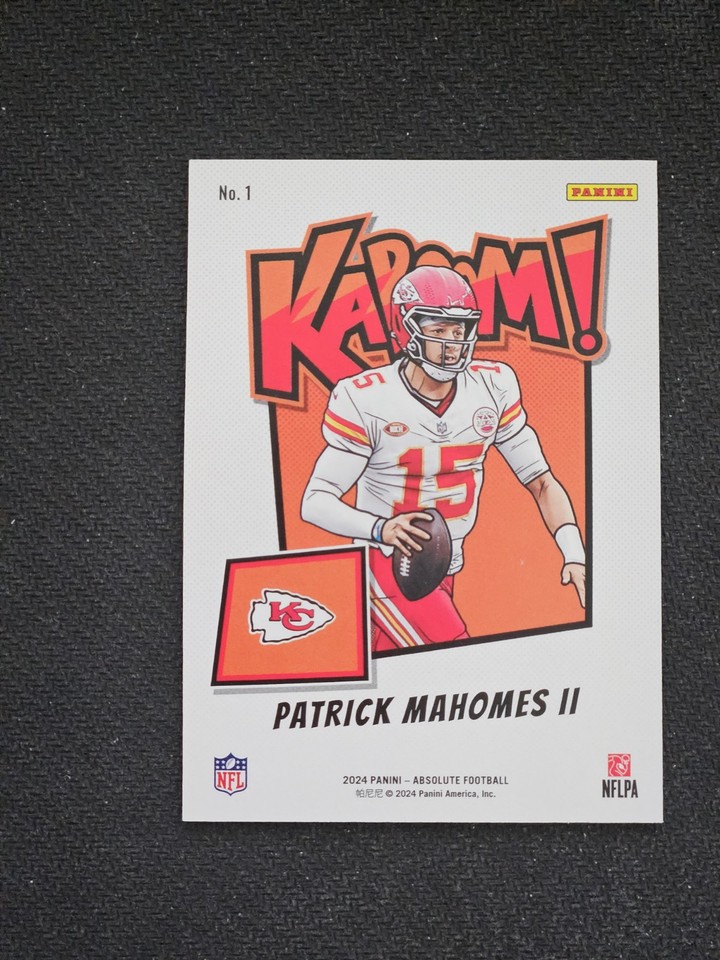 2024 Panini Absolute Kaboom! Horizontal #1 Patrick Mahomes II Chiefs ...