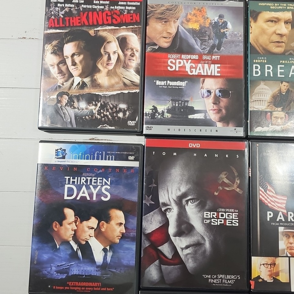 DVD Movie Lot Of 10 Political, Suspense & Action Thrillers | eBay