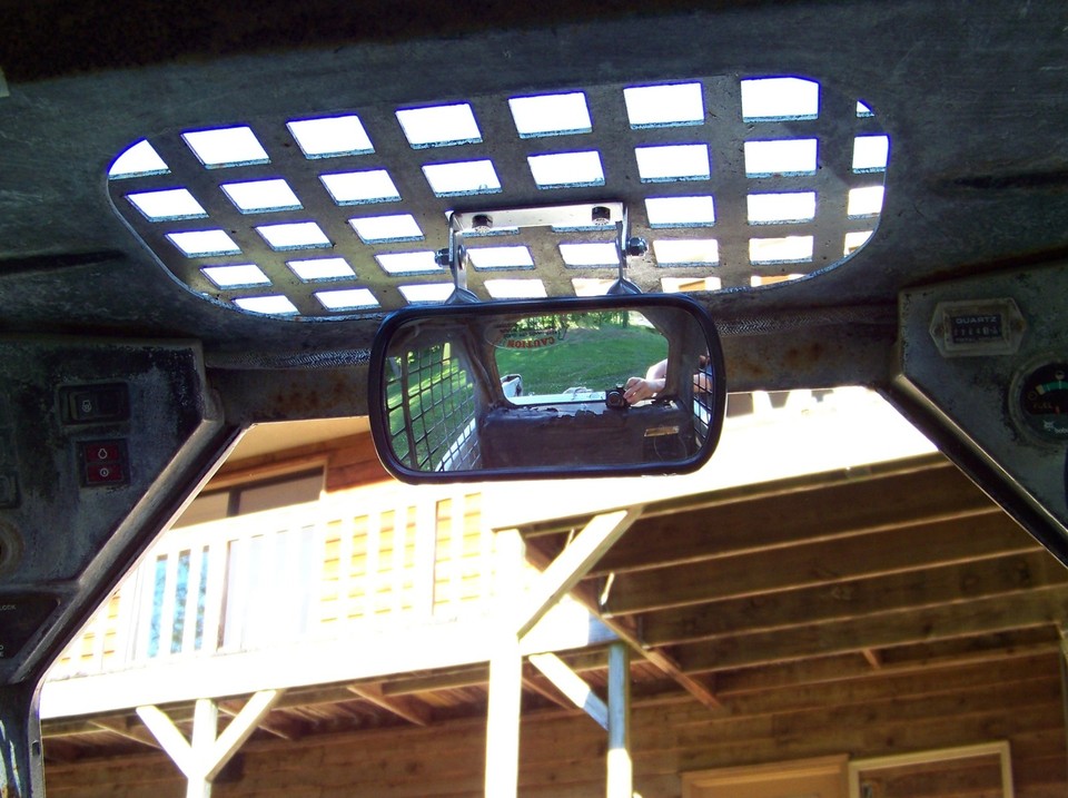 WIDE ANGLE MIRROR SKIDSTEER Equipment Loader Skid Steer Fits cat bobcat ...