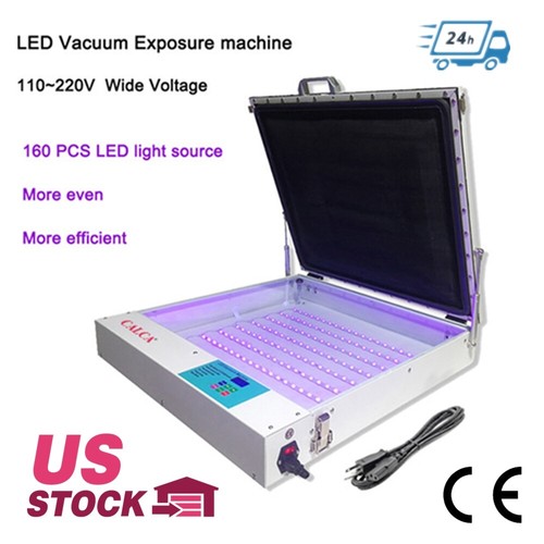 20" x 24" Tabletop Precise 80W Vacuum LED UV Exposure Unit for Silk ...