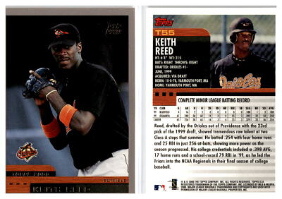 2000 Topps Traded & Rookies #T55 Keith Reed RC - Baltimore Orioles | eBay