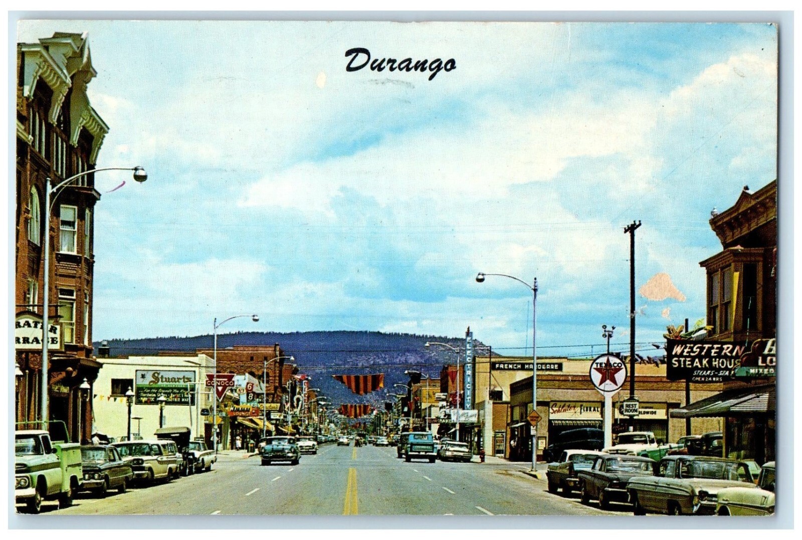 1970 Main Street Classic Cars Building Durango Colorado Antique Vintage ...