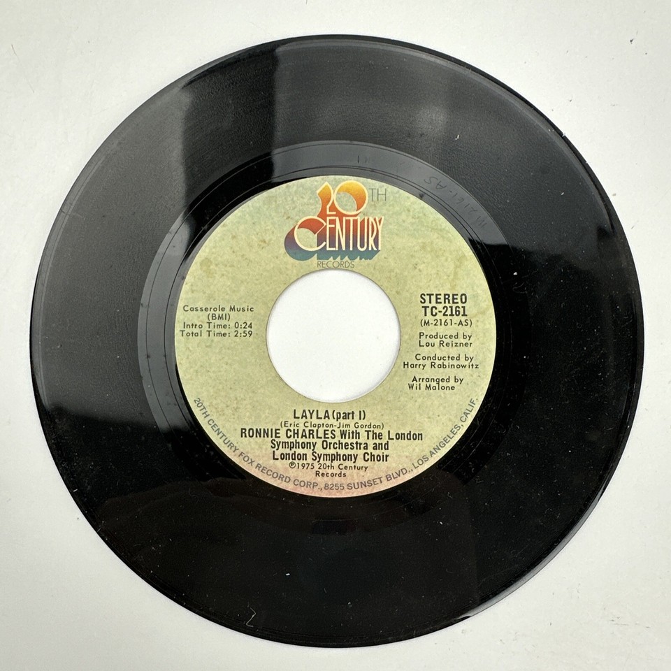 Ronnie Charles Wil Malone Layla Record 45 RPM Vinyl | eBay