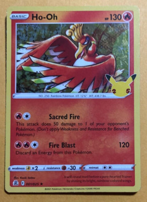 2021 Ho-Oh / HOLO pokemon card | eBay