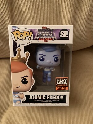 Funko Pop Heavy Metal Halloween 2023 Atomic Freddy Blue LE 3000 Box ...