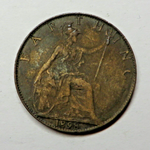 Great Britain Farthing 1898 Bronze KM#788.2 | eBay