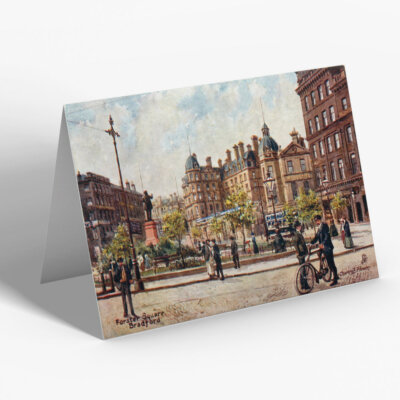GREETING CARD - Vintage Yorkshire - Forster Square, Bradford (b) | eBay UK