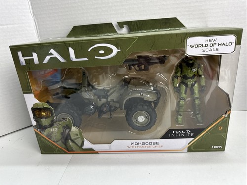 Halo Infinite Mongoose ATV Four-Wheeler With Master Chief Action Figure ...