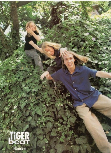 Hanson tree pinup double sided x2 Tiger Beat magazine pictures photos ...