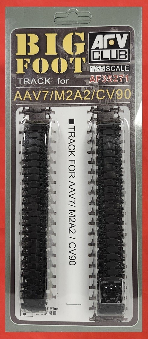 AFV Club AF35271 - 1/35 AAV7/M2A2/CV90 Big Foot one piece vinyl tracks ...