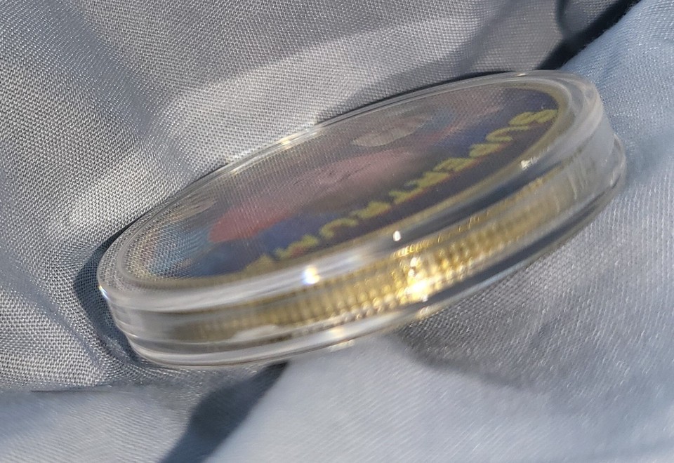 Donald Trump Super Joe Biden Man Gold Coin Signed US President Election ...