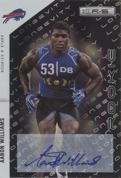 2011 Panini Rookies & Stars Longevity - Rookie Aaron Williams #151 ...