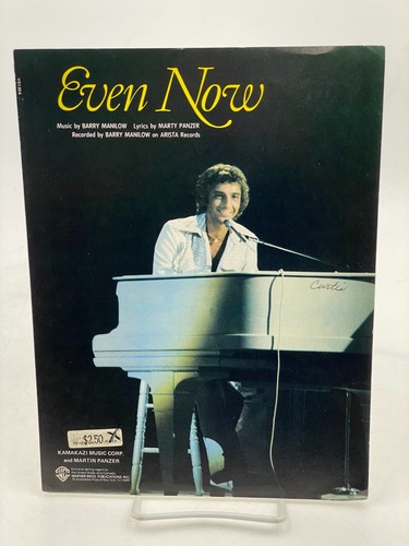 Even Now Vintage Sheet Music Barry Manilow 1978 Rare | eBay