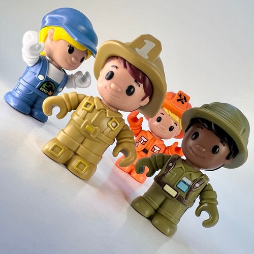Little Figurines Workers Figures Toys (Lot of 4) *Free Shipping! | eBay