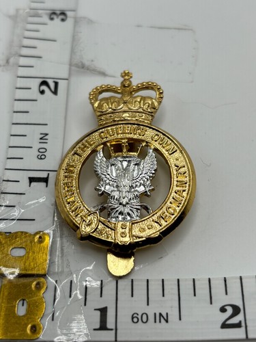 British Army Cap Badge Queen's Own Mercian Yeomanry Regiment (stay ...