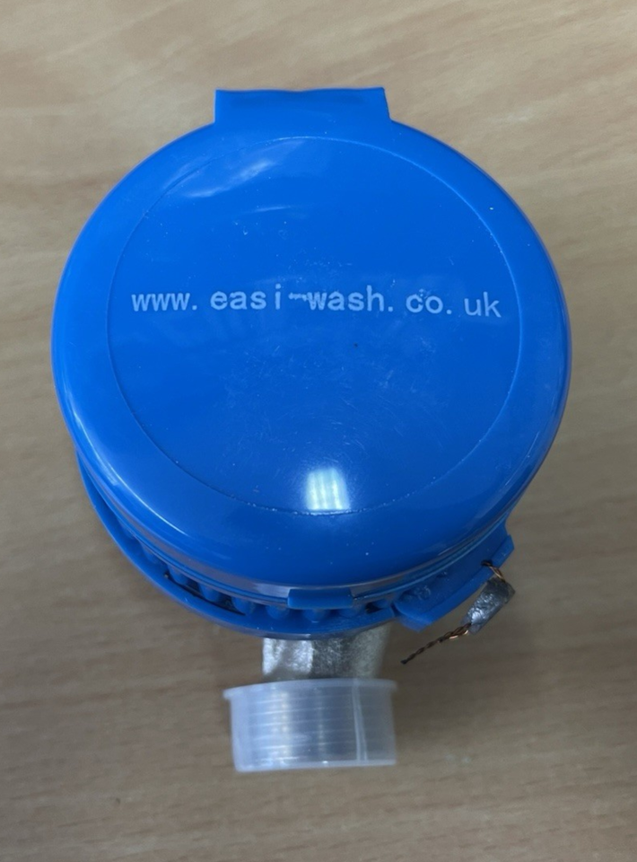 Easi-Wash Single Flow Meter Cold Water Mesuring Kit Cubic Metres 3/4 ...