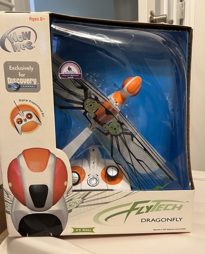 2007 WowWee FLYTECH Robotic Dragonfly 27mhz Remote Control Insect for ...