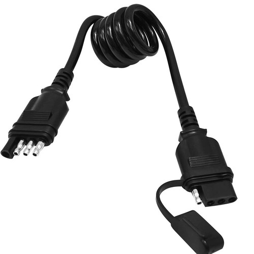4 Pin 3 ft Trailer Spring Wire Plug Extension Adapter Male Female ...
