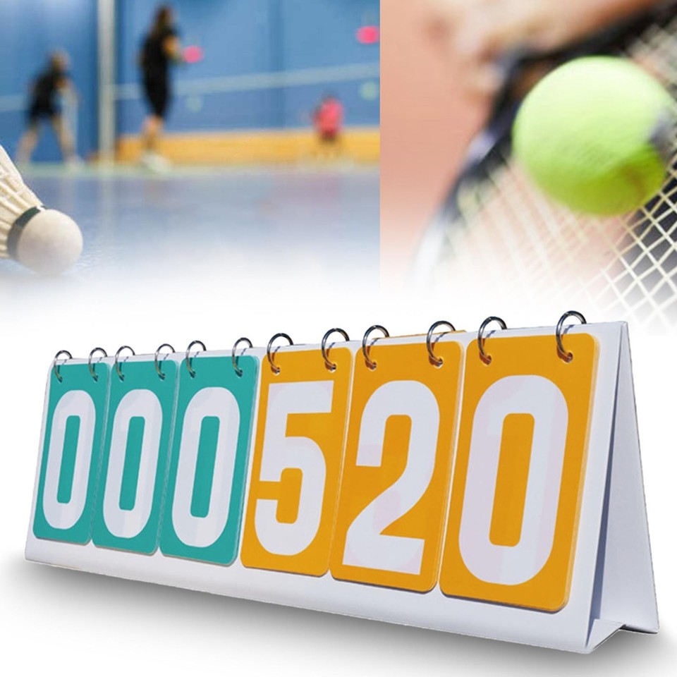 Flip Scoreboard Score Counter 6 Digit Sport Scoreboard Flip Scoring ...