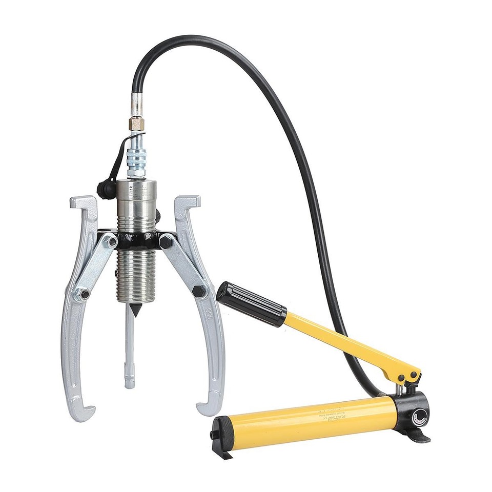 Split Type Manual Hydraulic Press Pulley Gear Wheel Puller 15Ton W/Pump ...