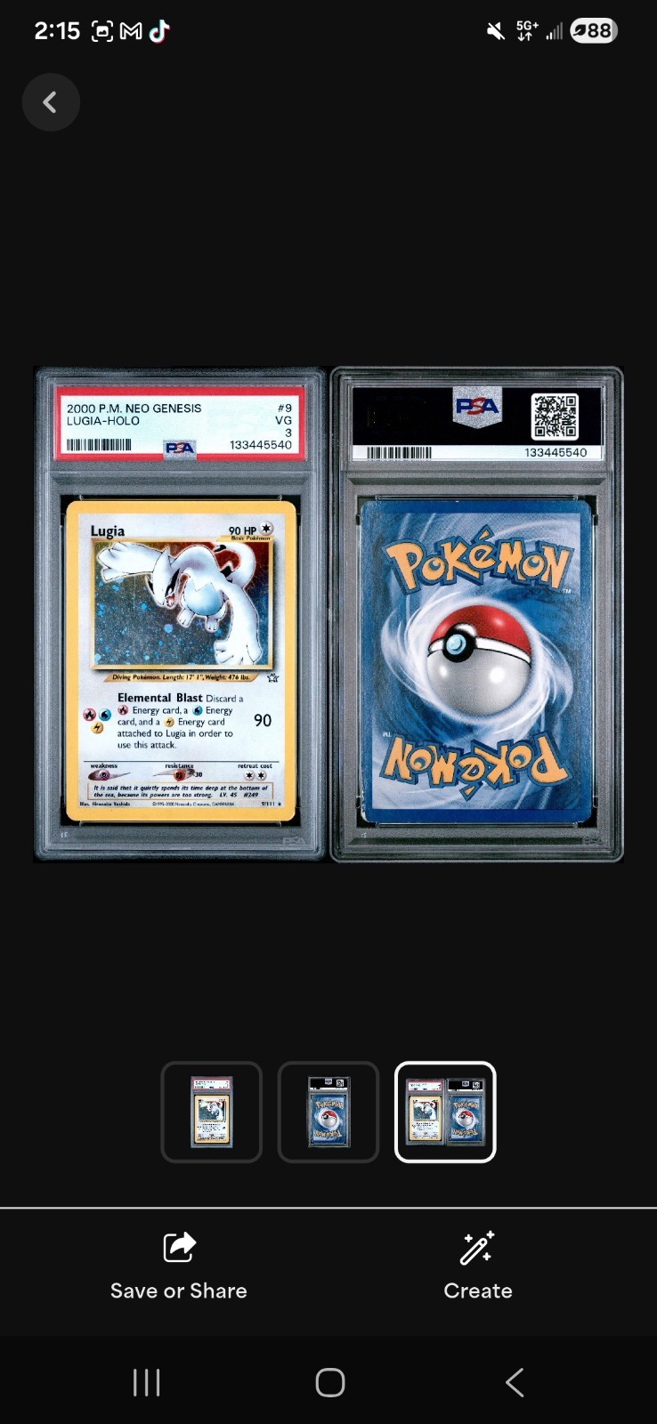 Lugia 9/111 Neo Genesis Holo | eBay