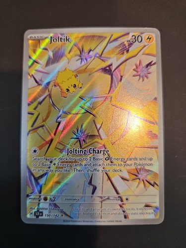 Pokemon Joltik 150/142 Sv07: Stellar Crown Holo Full Art | eBay
