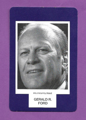 President Gerald Ford - 1991 Face to Face game card | eBay