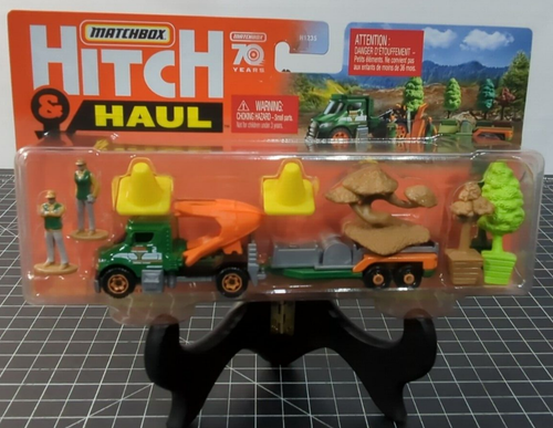 Matchbox Hitch & Haul Tree Lugger / MBX Utility Flatbed MBX Tree ...