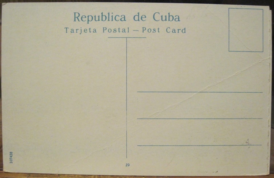 Vintage Cuba Postcard HAVANA Habana PARQUE de COLÓN Columbus Park Palms ...