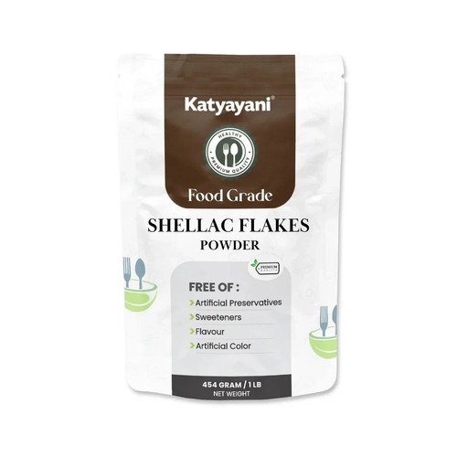 Katyayani Shellac Flakes 454g – Food Grade | Natural Resin for Edible ...