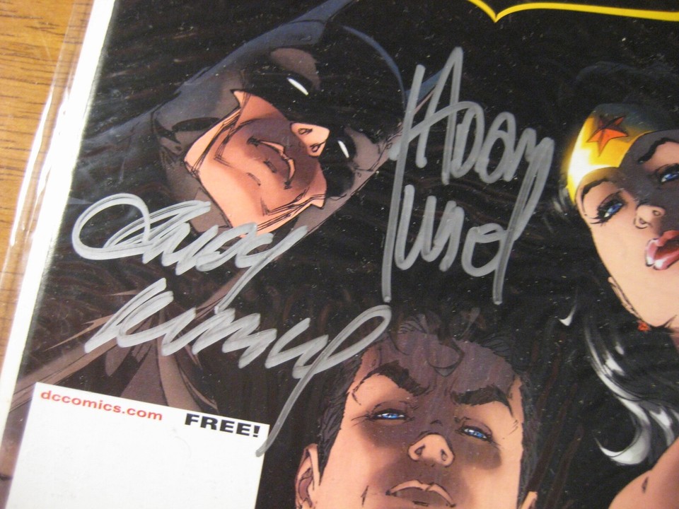JUSTICE LEAGUE OF AMERICA #0 **2X SIGNED ANDY & ADAM KUBERT!** COA | eBay